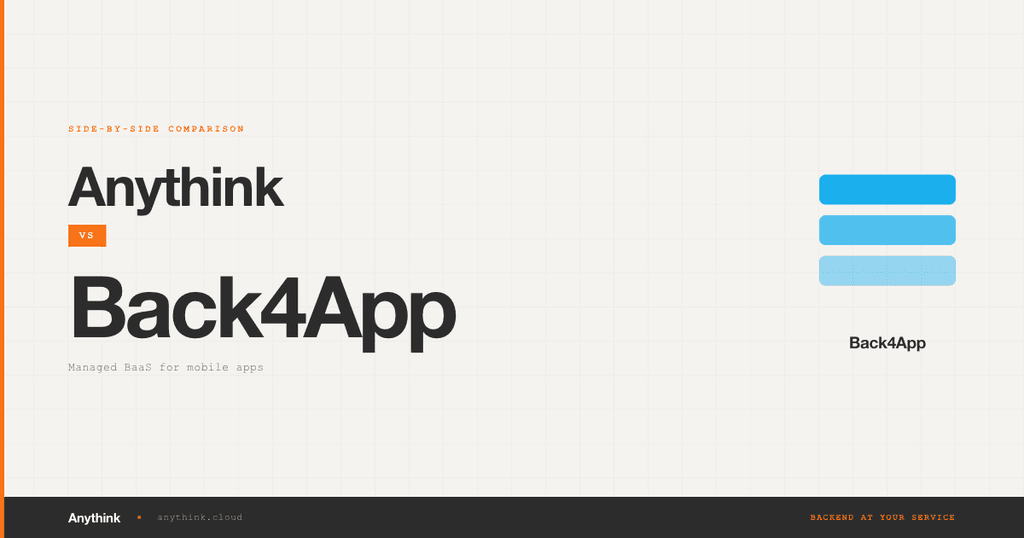 Anythink: Backend, at your service